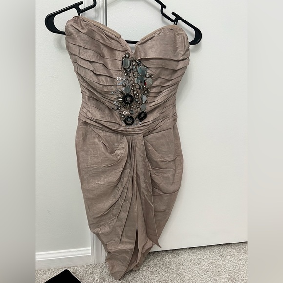 bebe | Dresses | Bebe Strapless Cocktail Dress Sz Xxs | Poshmark